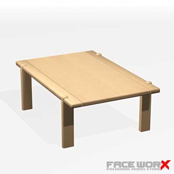 3d model table cocktail
