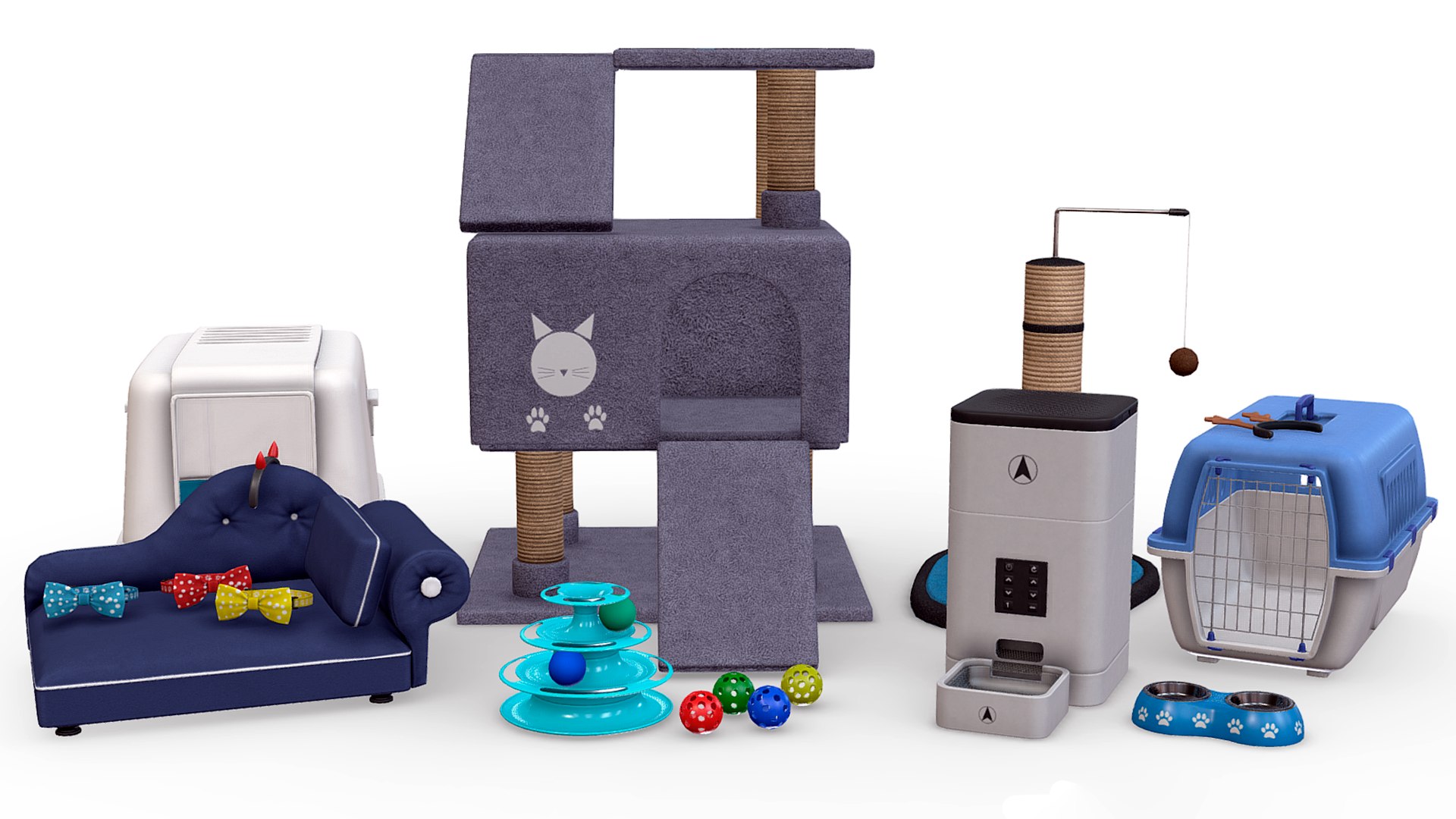 3D Model Cats - Fat - TurboSquid 2037131