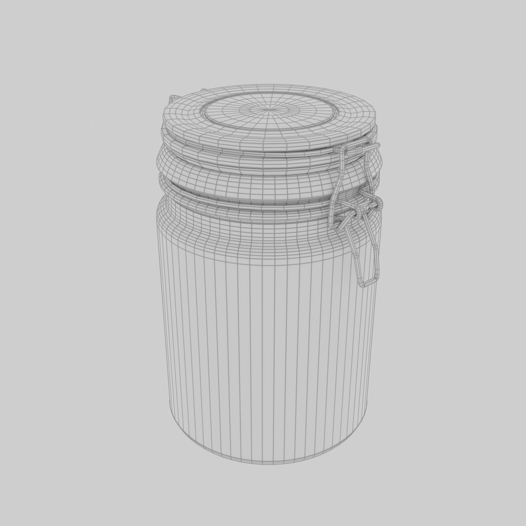 3D Glass Jar - TurboSquid 1877453