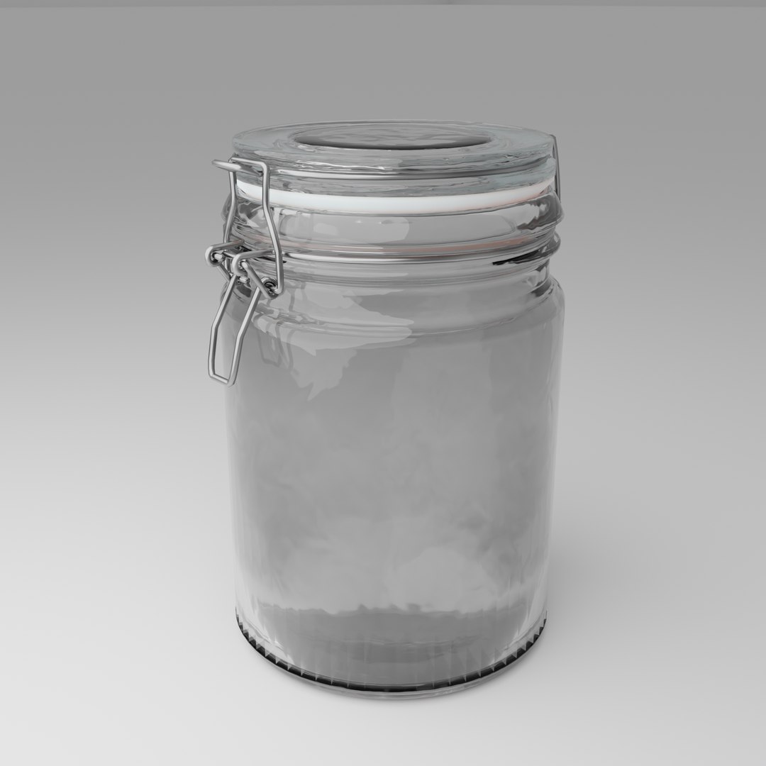 3D Glass Jar - TurboSquid 1877453