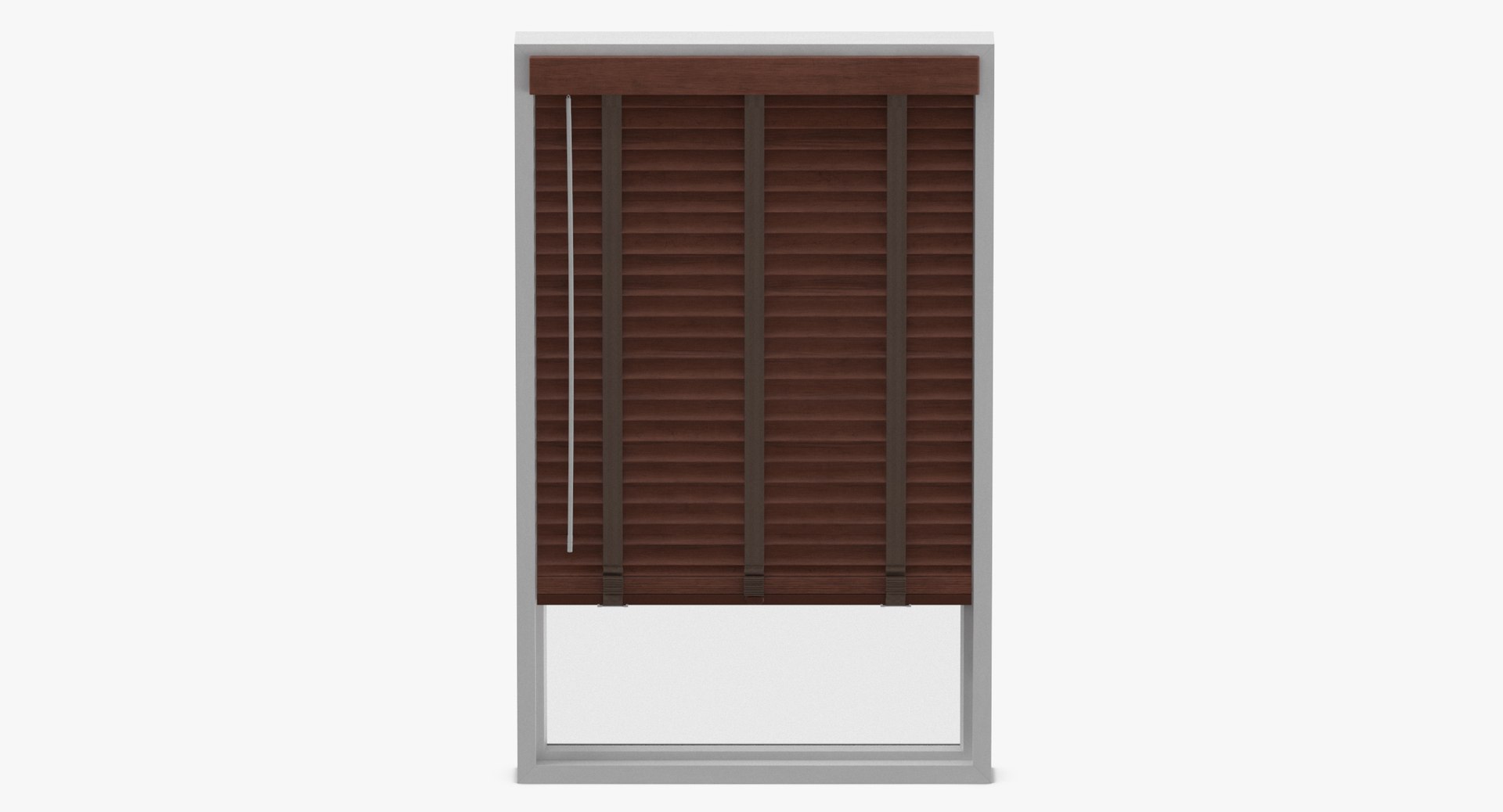 Classical Blinds Curtains 3D Model - TurboSquid 1331070