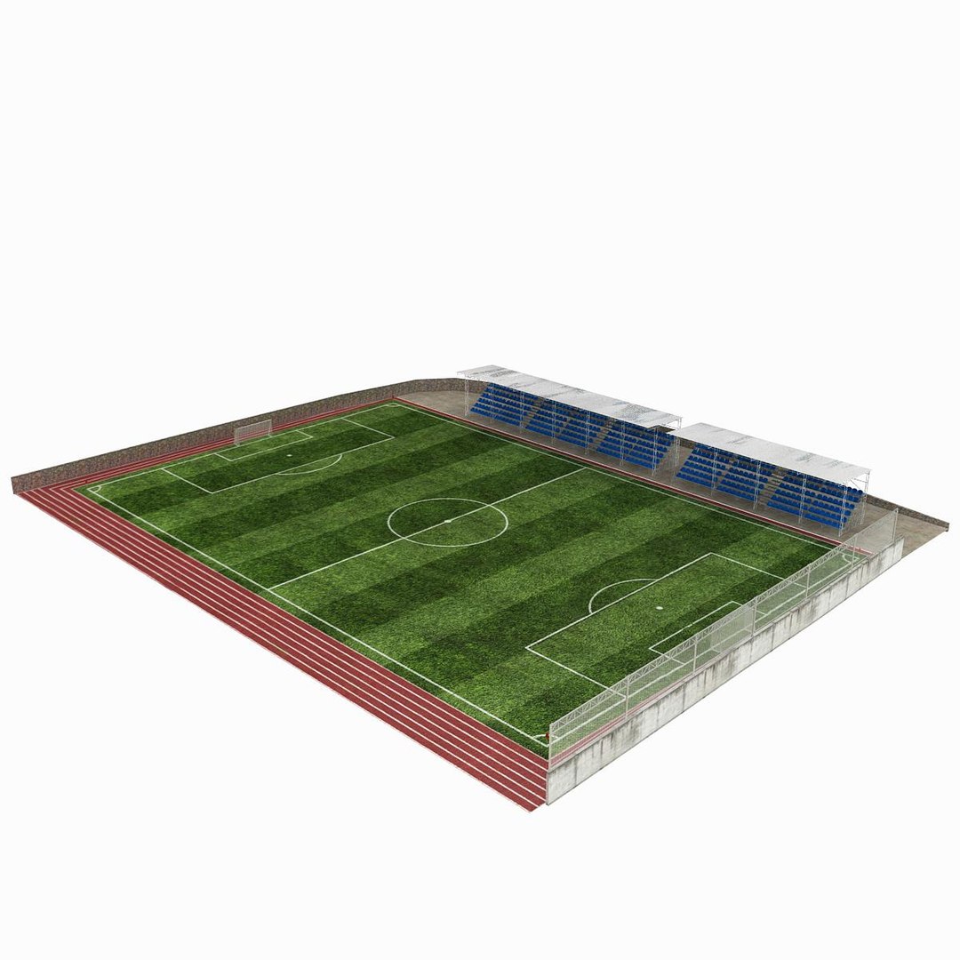 3d Model Football Pitch