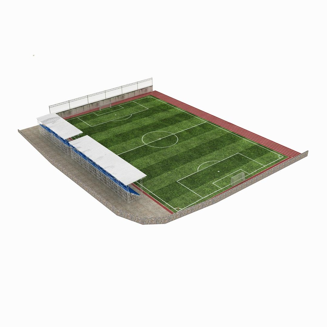3d Model Football Pitch