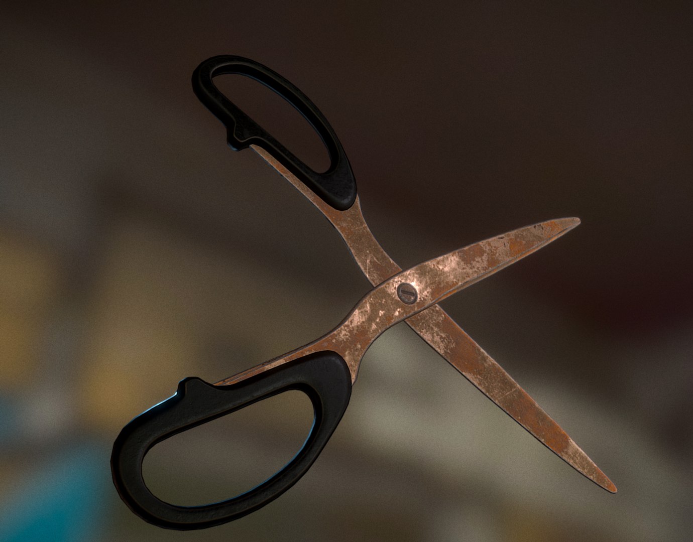Scissor Rigged Rust 3ds