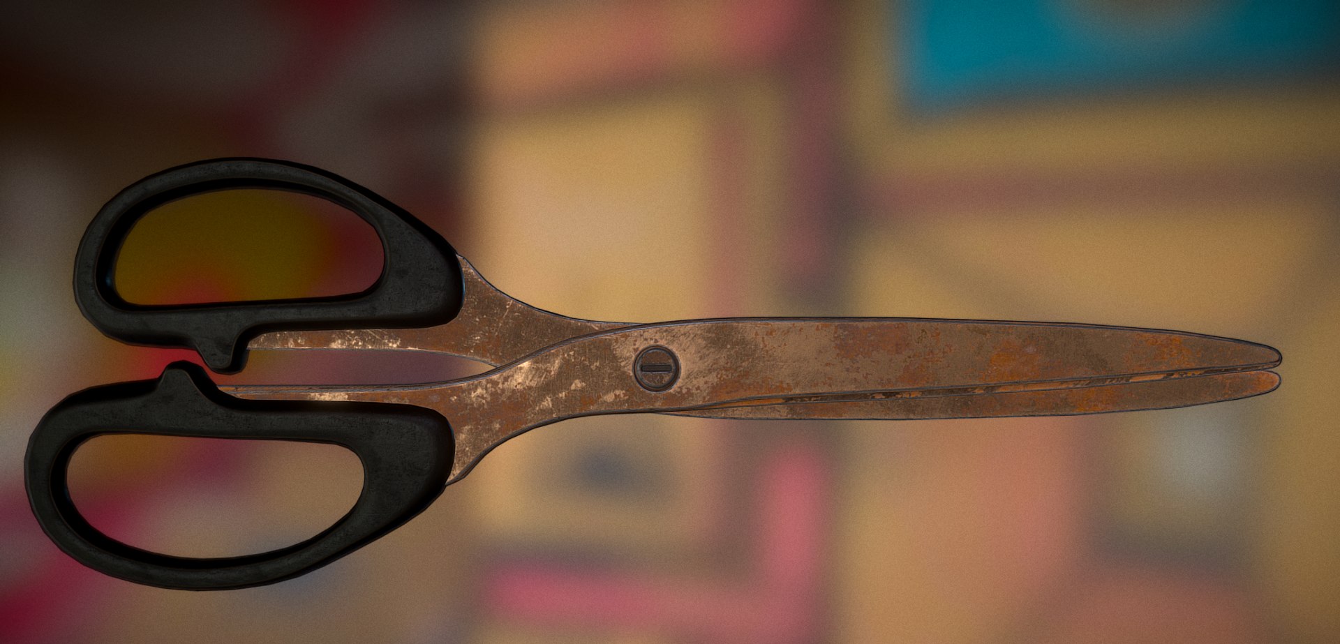 Scissor Rigged Rust 3ds