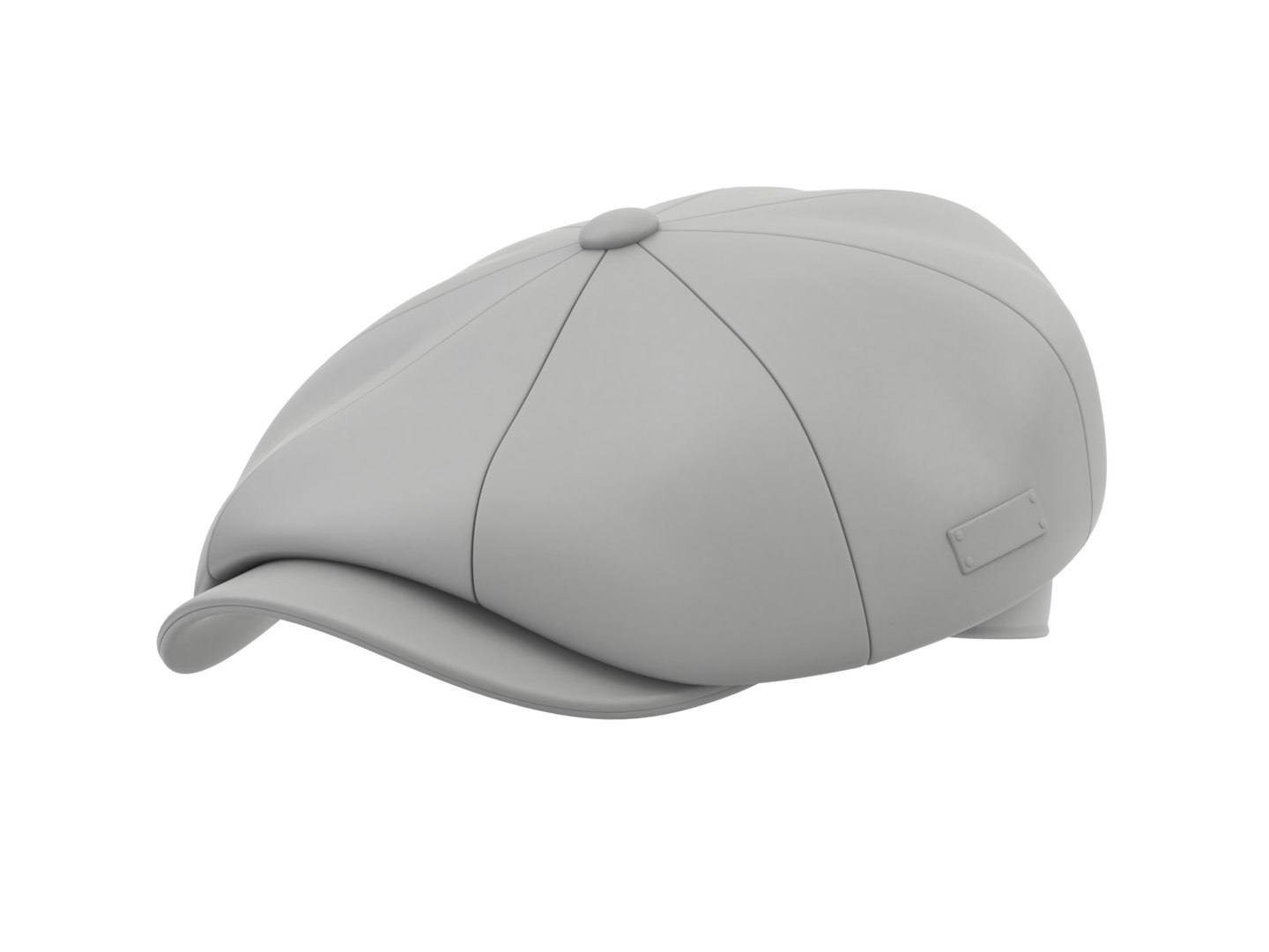 3D Newsboy Cap Model - TurboSquid 2295875