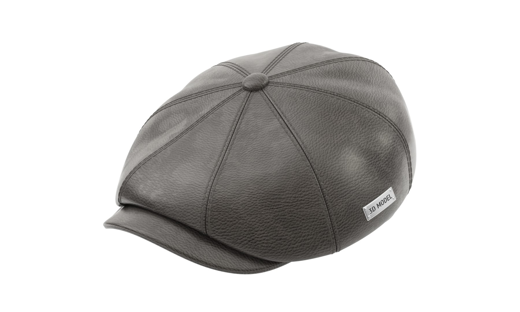 3D Newsboy Cap Model - TurboSquid 2295875