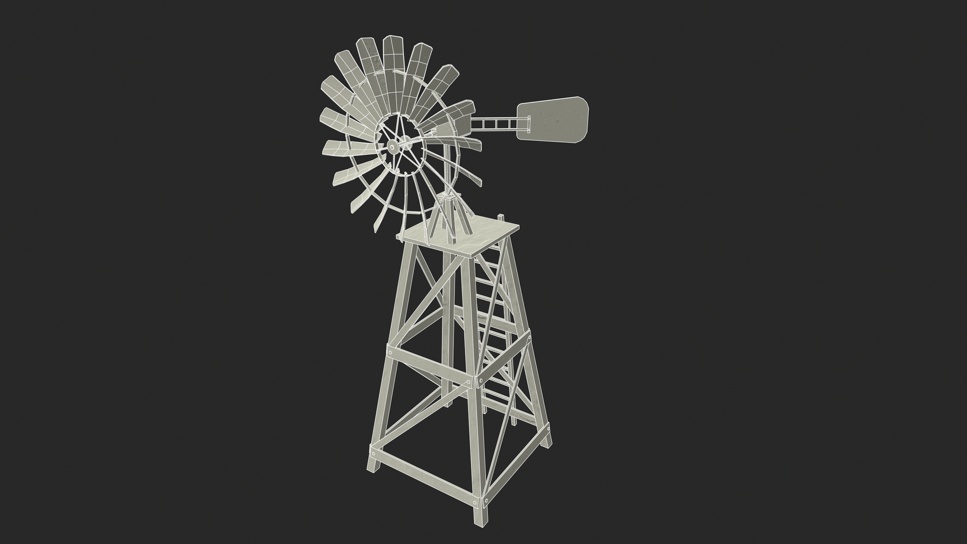 3d Windpump Wind Pump
