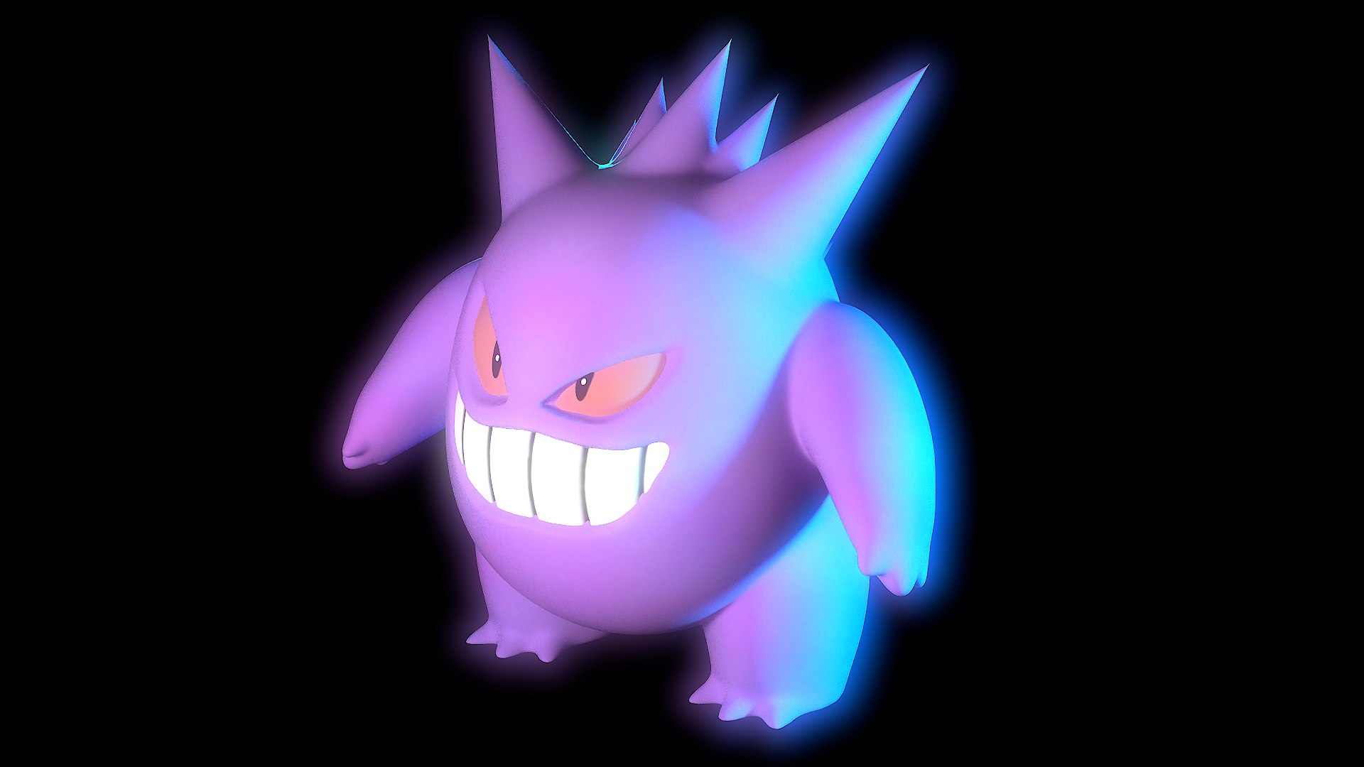 Pokemon Gengar 3D Model - TurboSquid 2296342