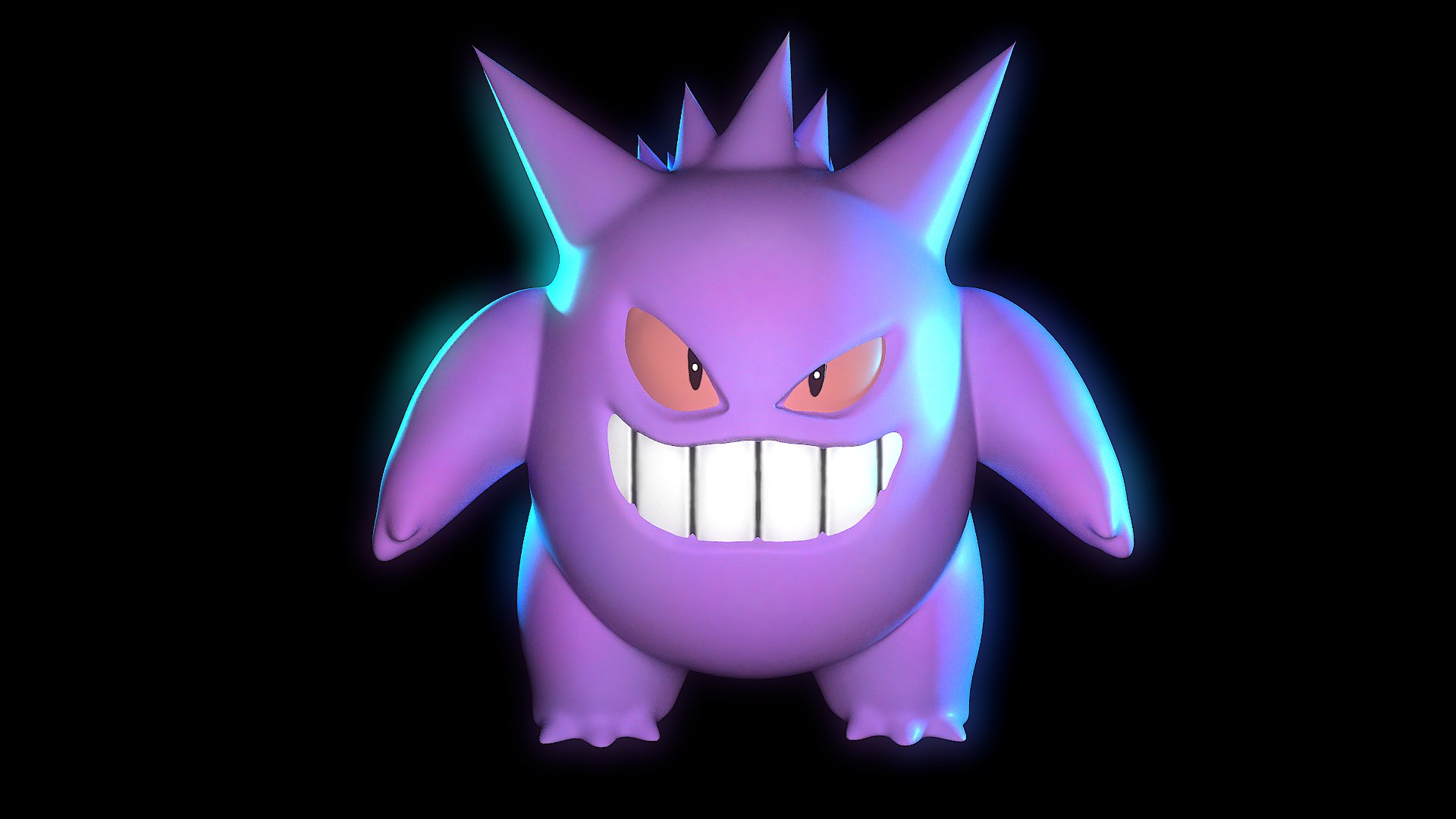 Pokemon Gengar 3D Model - TurboSquid 2296342