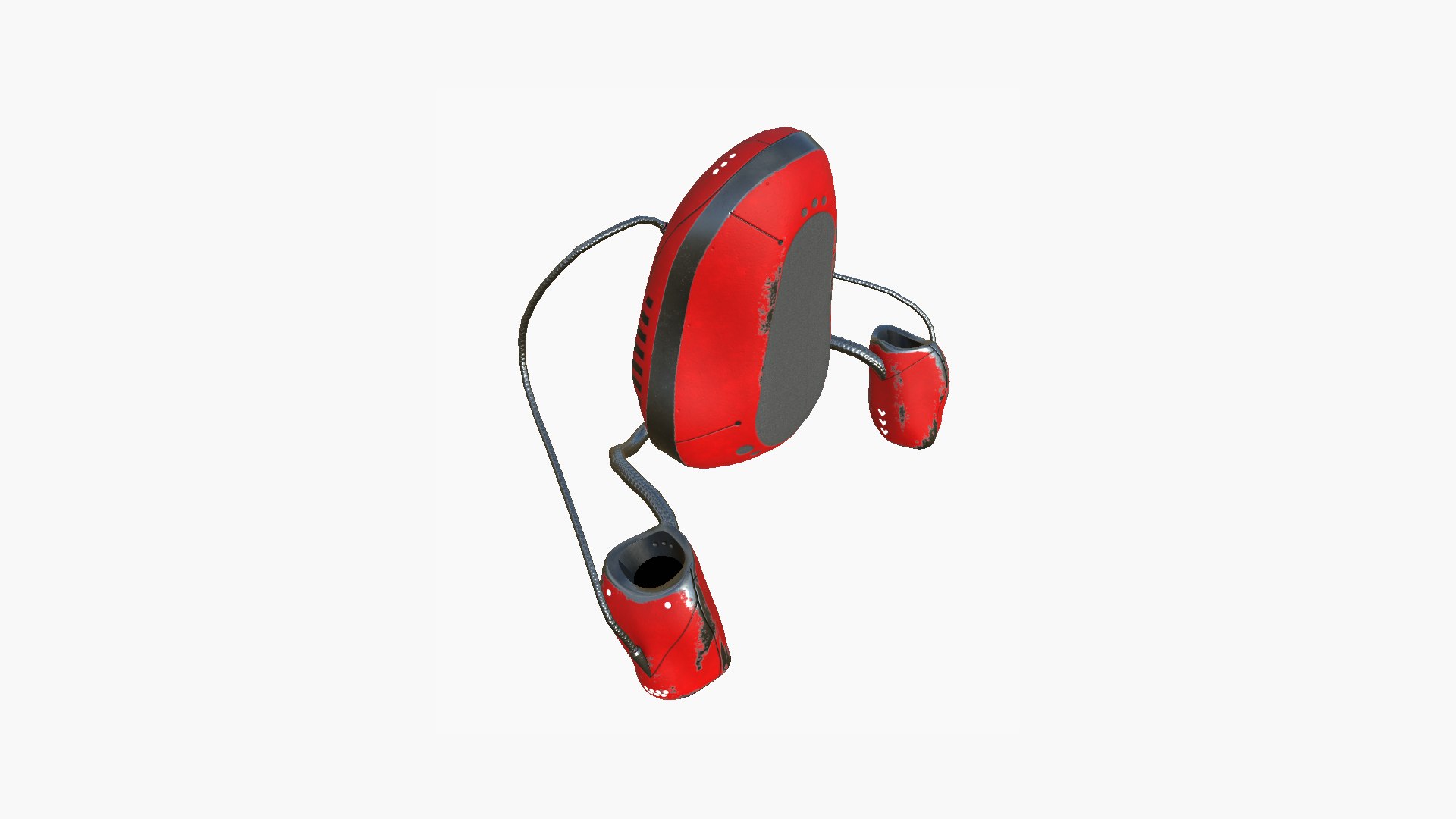 3D Jetpack H04 Red Black - SciFi Character Design - TurboSquid 1967482