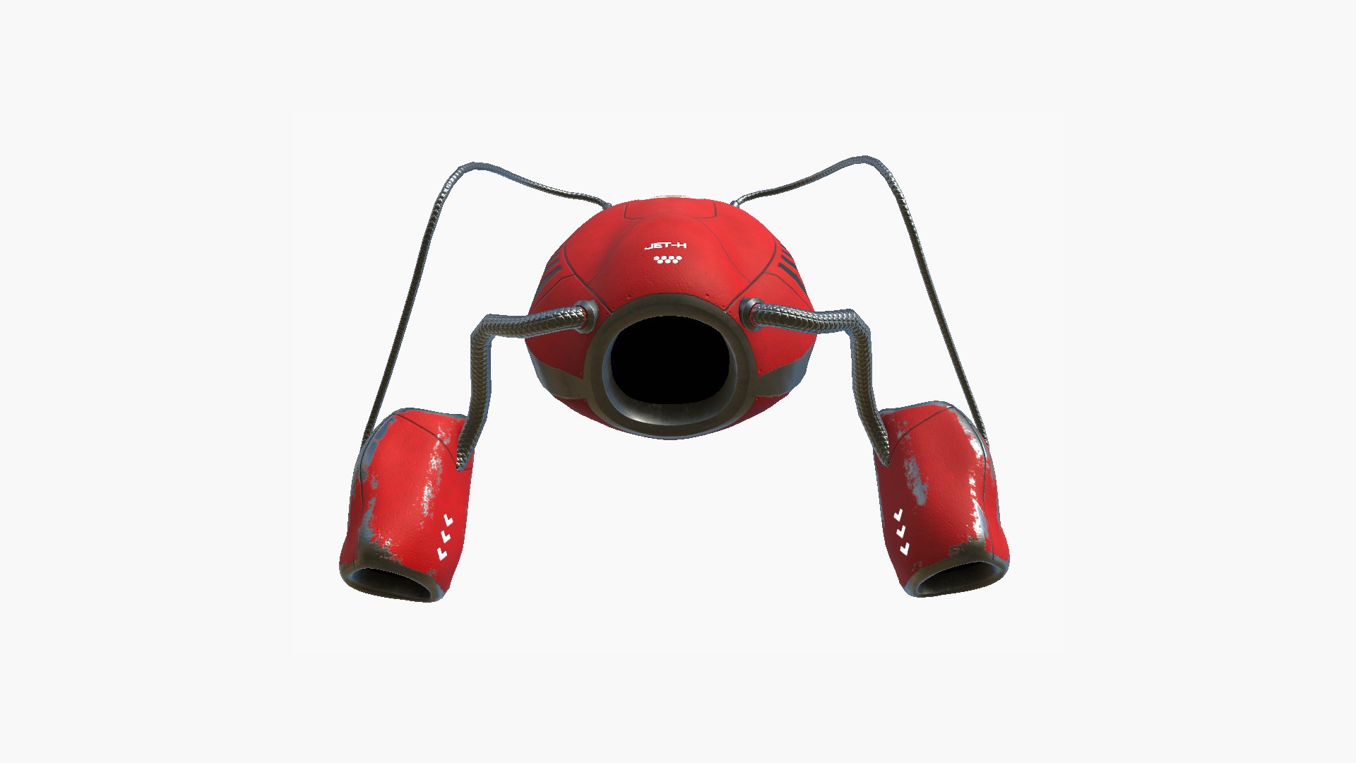 3D Jetpack H04 Red Black - SciFi Character Design - TurboSquid 1967482