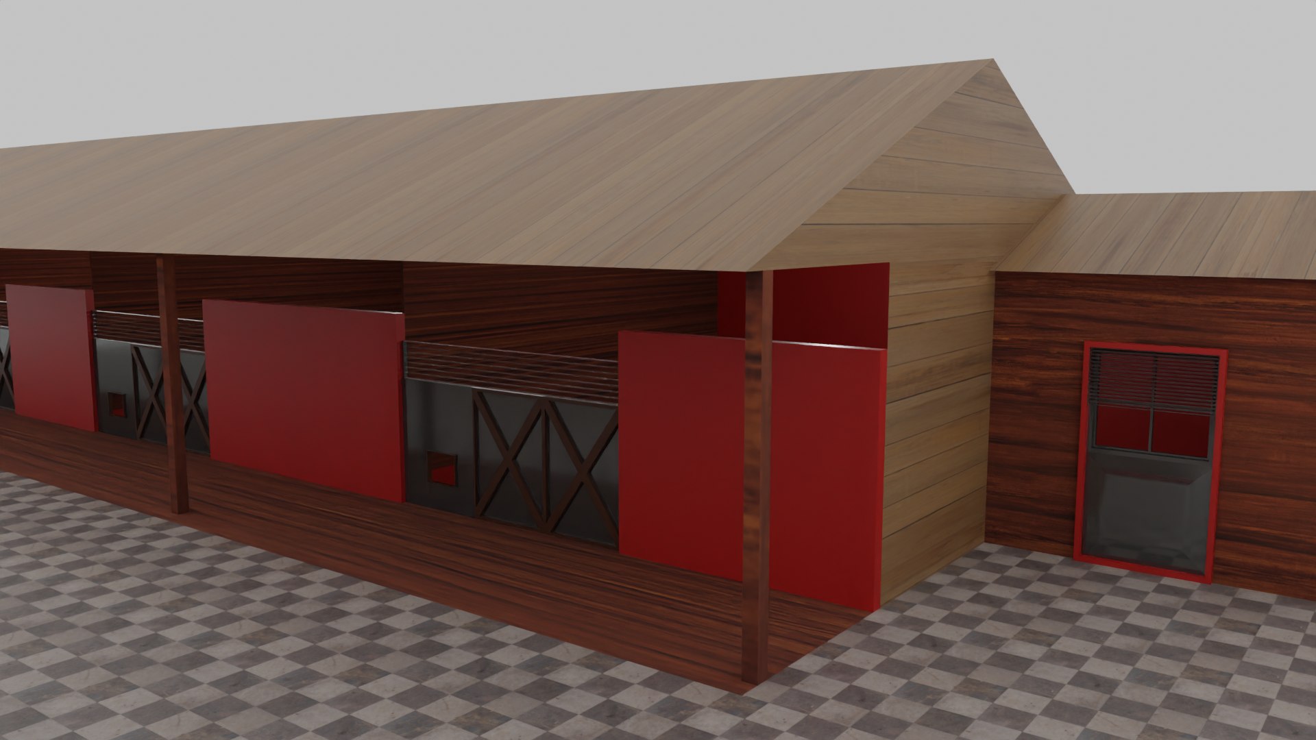 Horse Stable 3D - TurboSquid 2159152