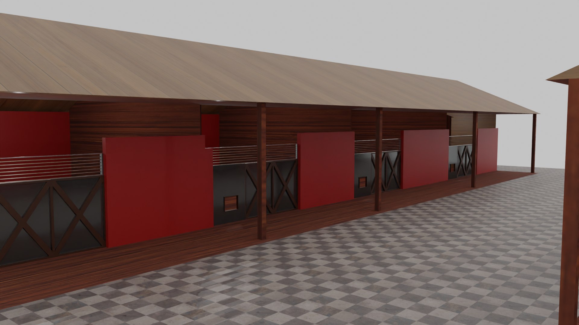 Horse Stable 3D - TurboSquid 2159152