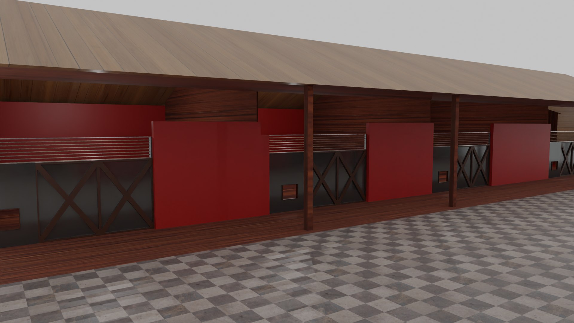 Horse Stable 3D - TurboSquid 2159152