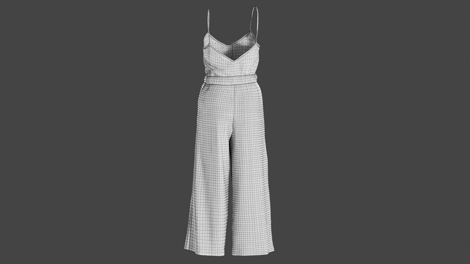 Realistic Women S Overalls 3D Model - TurboSquid 1618704