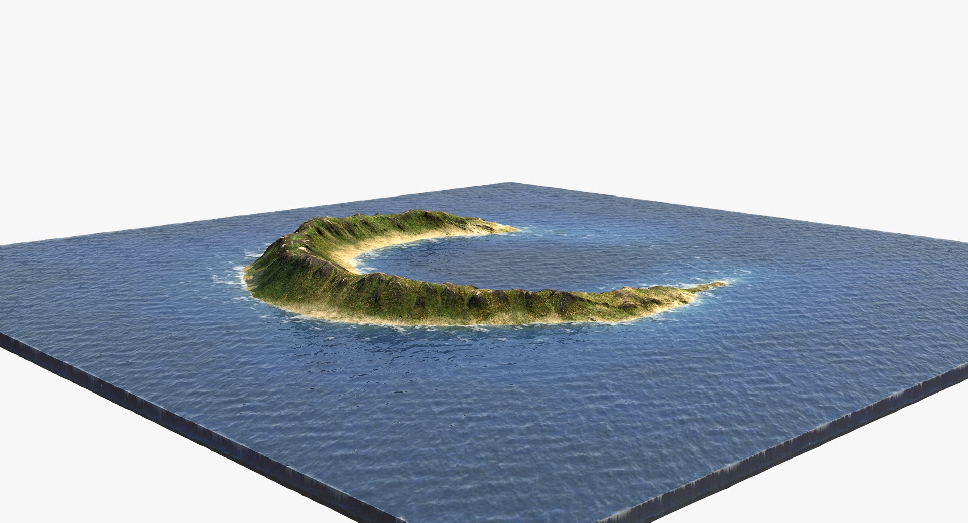 Atoll Rocks Model - TurboSquid 1255596
