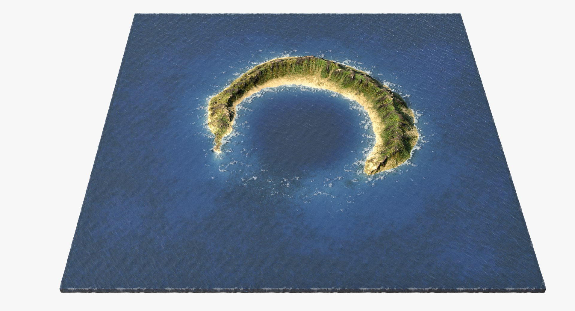 Atoll Rocks Model - TurboSquid 1255596