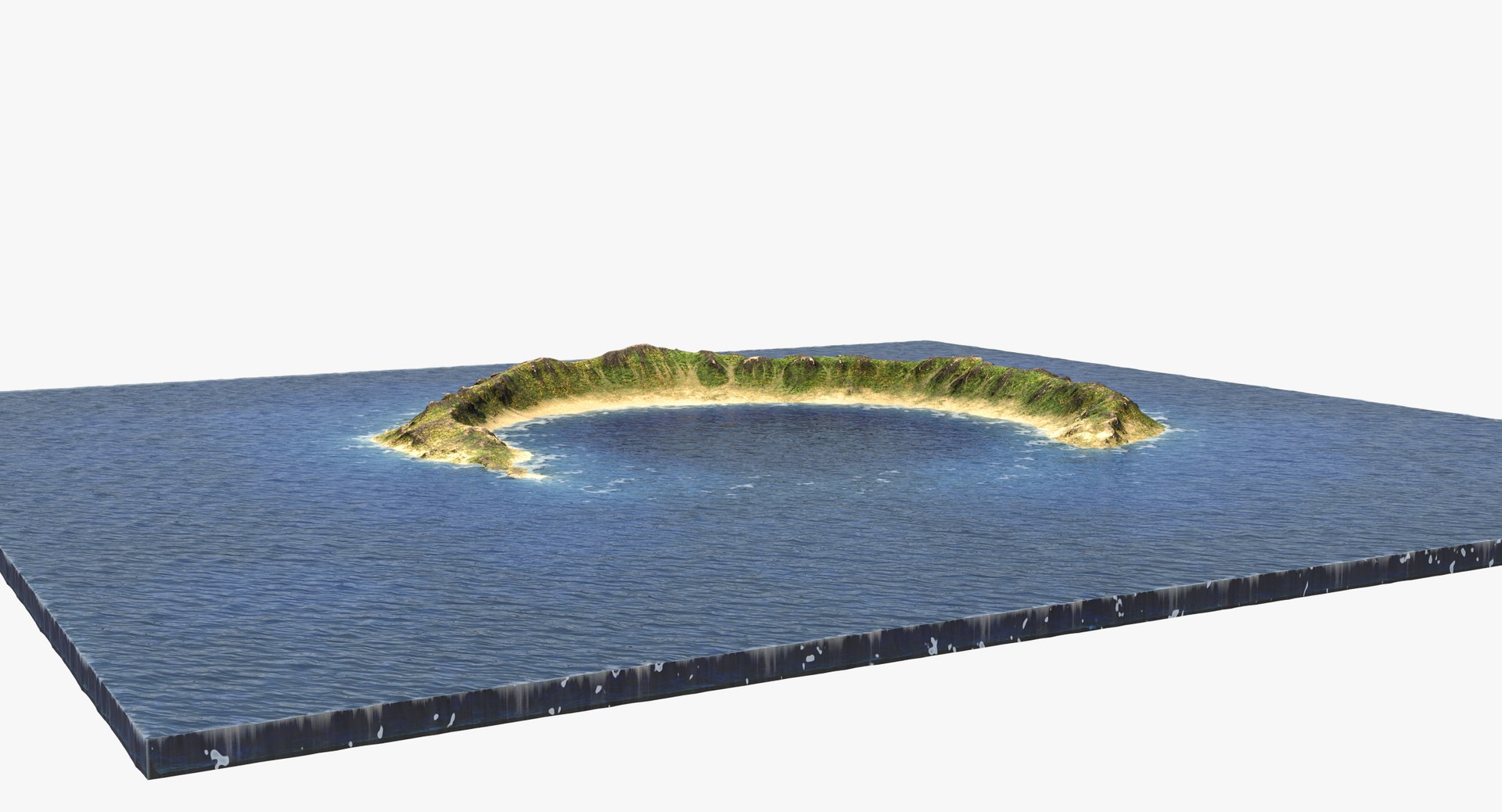 Atoll Rocks Model - TurboSquid 1255596