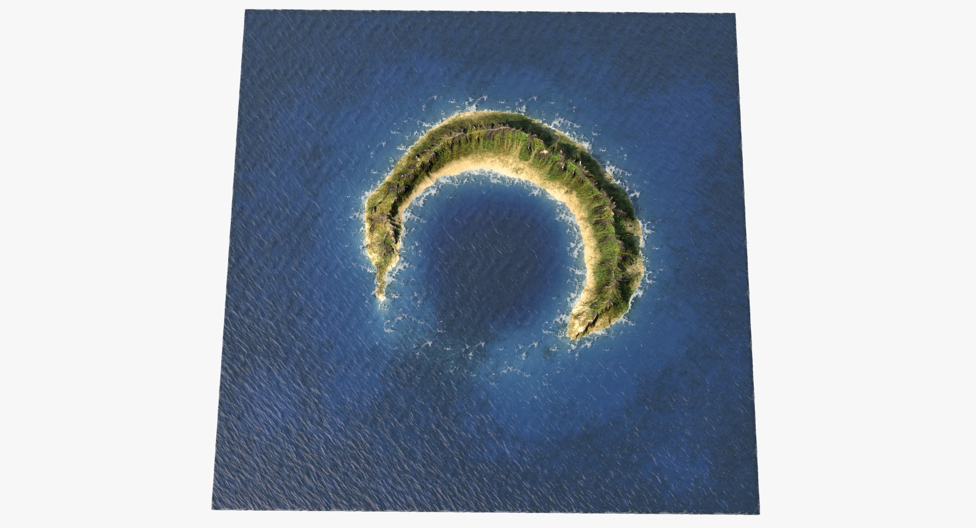 Atoll rocks model - TurboSquid 1255596