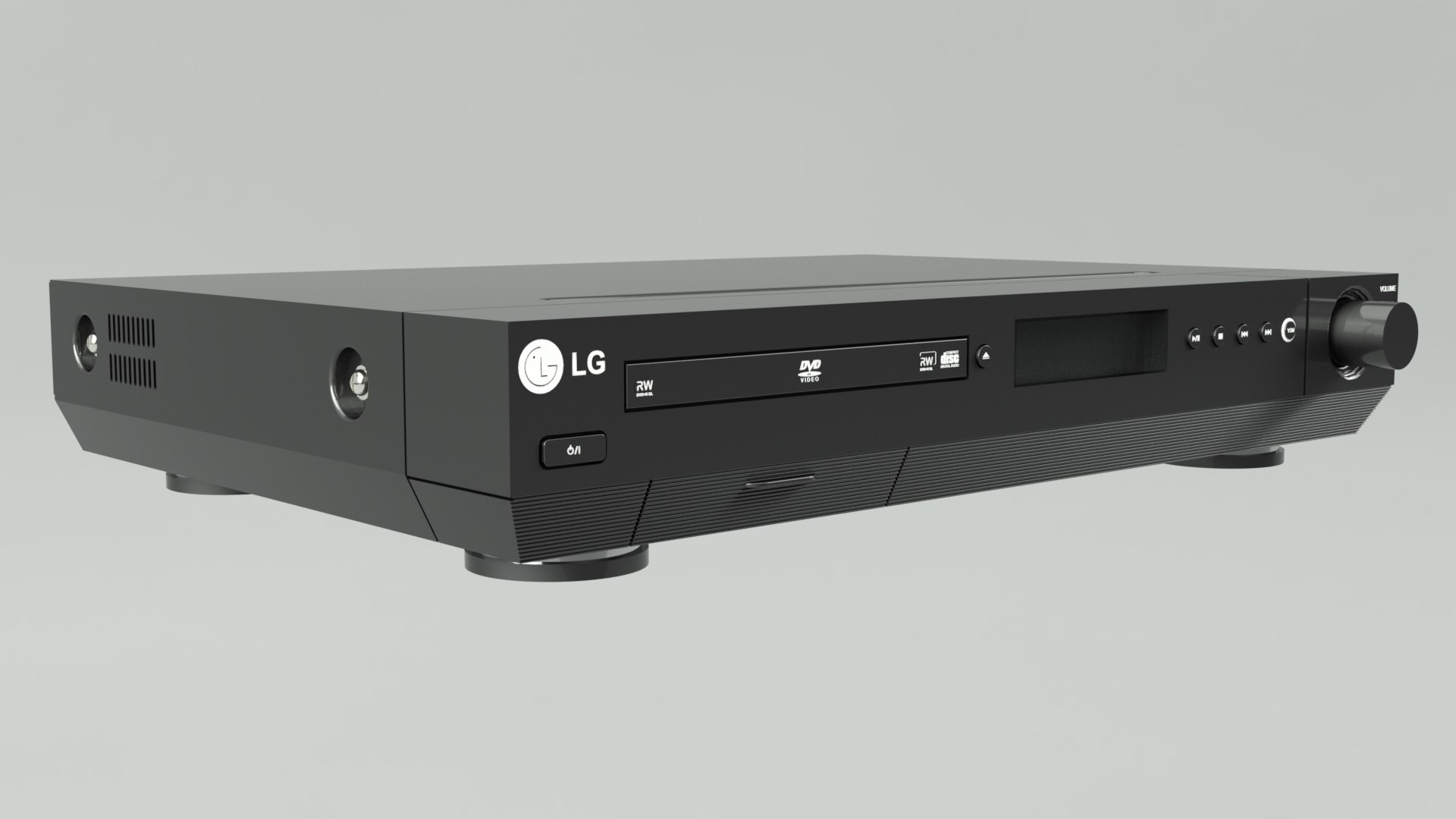 DVD Player With Surround Speakers A1 3D - TurboSquid 2303934