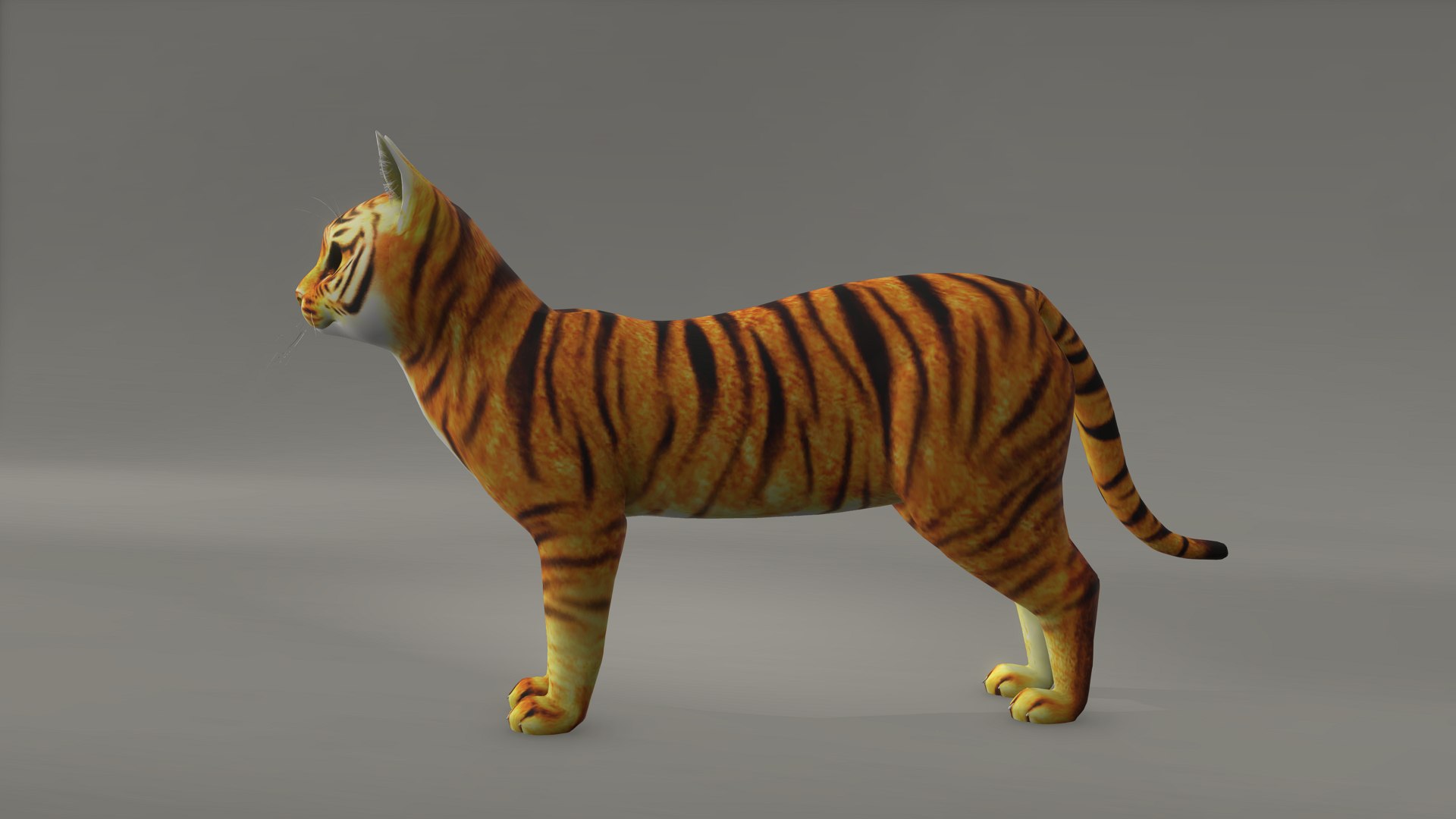 3D Cat - Rigged Low-poly 3D Model Model - TurboSquid 1755023