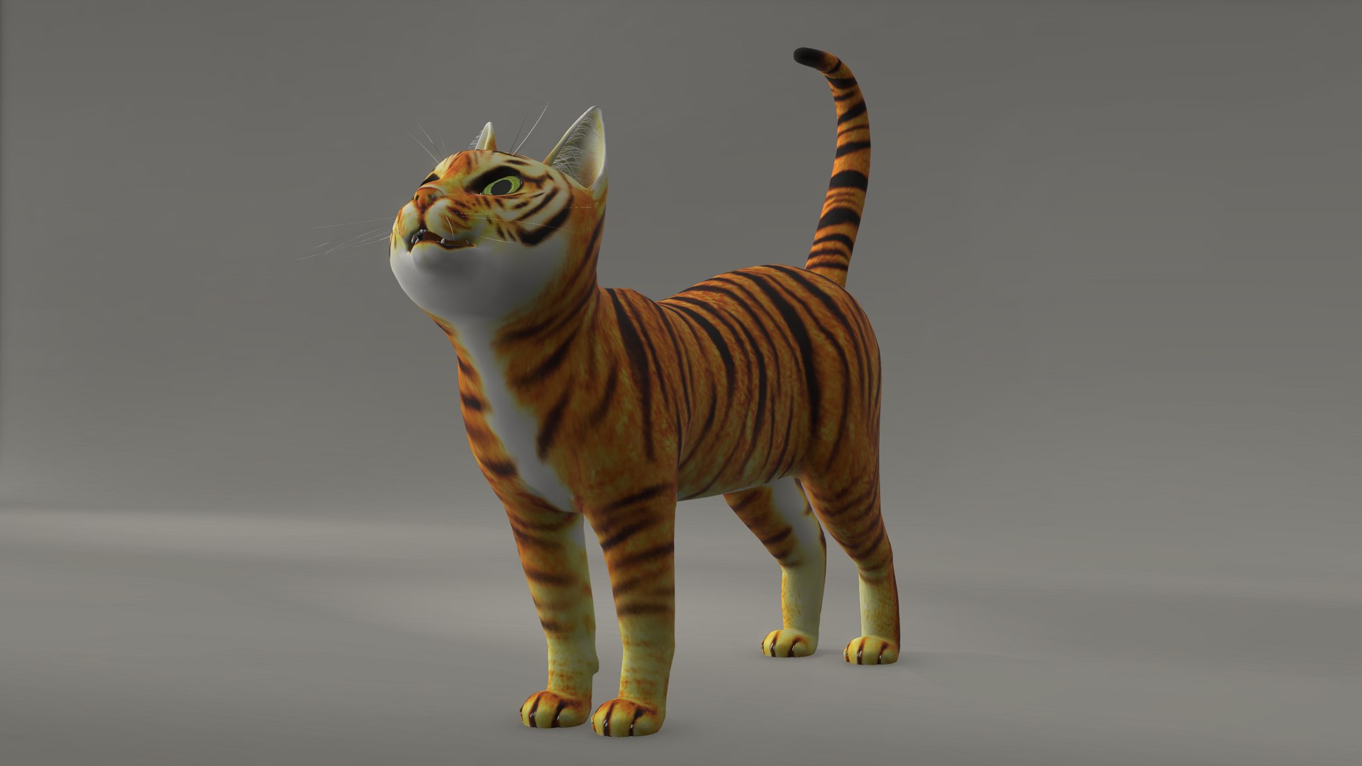 3D Cat - Rigged Low-poly 3D Model Model - TurboSquid 1755023