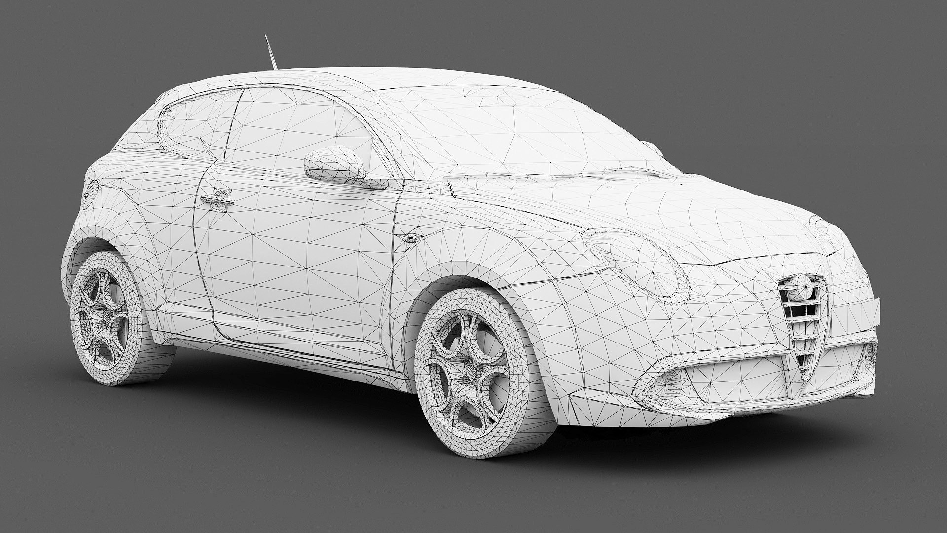 Alfa Romeo Mito Model - TurboSquid 1924263