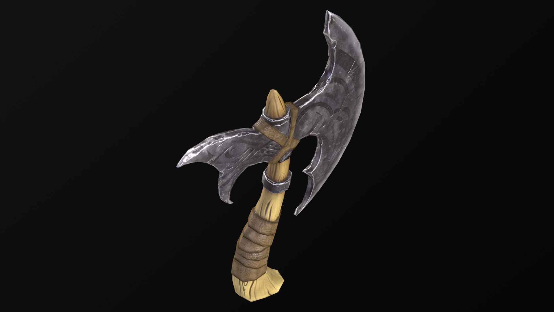 3D Model One-handed Axe - TurboSquid 2325447