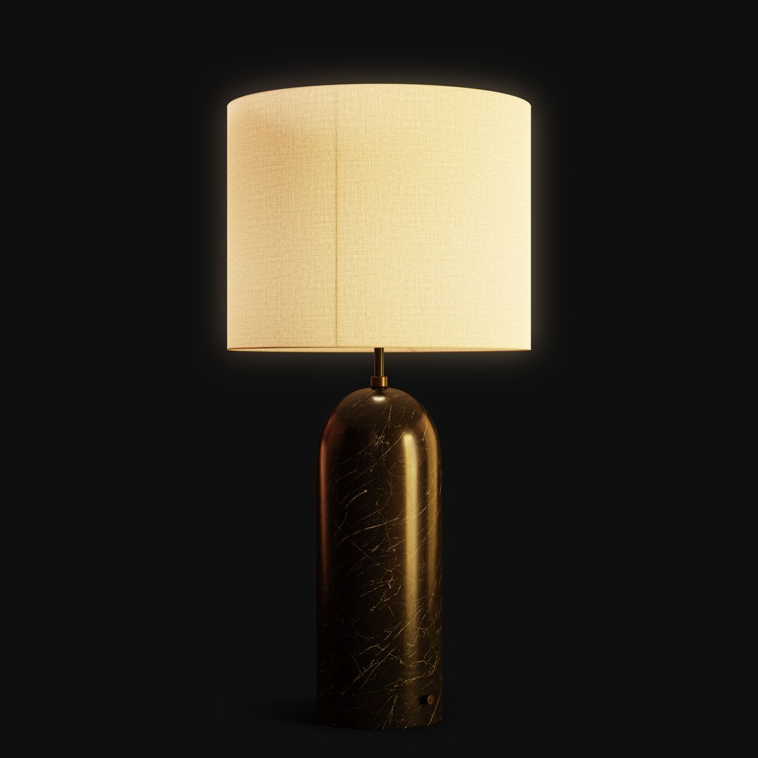 Lamp Floor Gubi Gravity XL Low 3D Model - TurboSquid 1829365