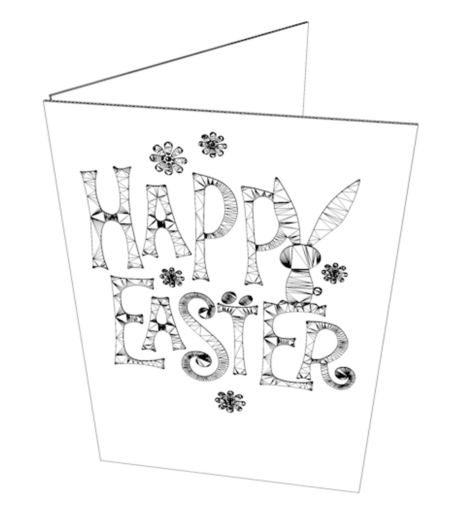 Easter Card 3d 3ds