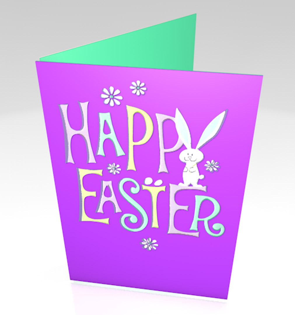 Easter Card 3d 3ds
