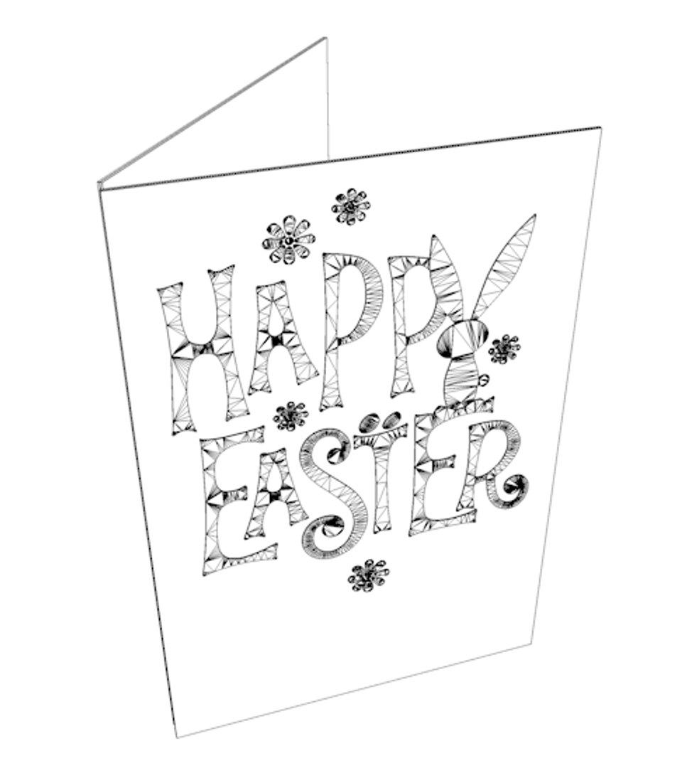Easter Card 3d 3ds