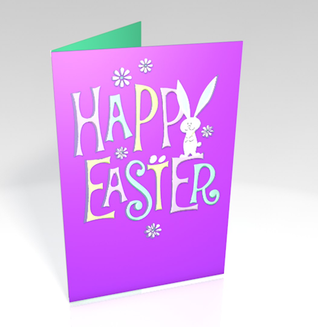 Easter Card 3d 3ds