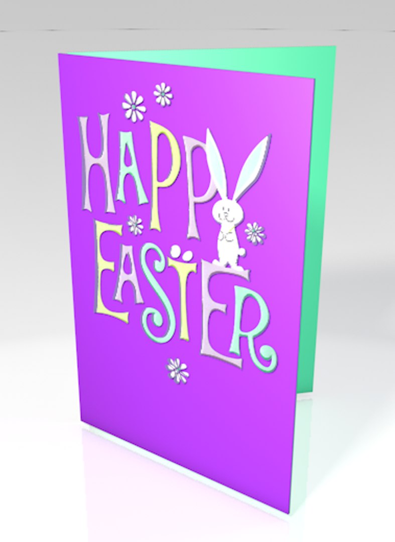 Easter Card 3d 3ds