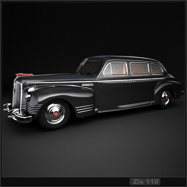 zis-110 zis 3d model