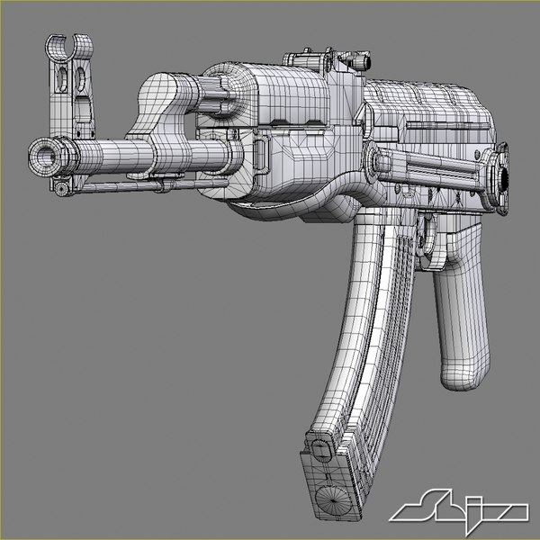 3d kalashnikov rifle ak 2 model