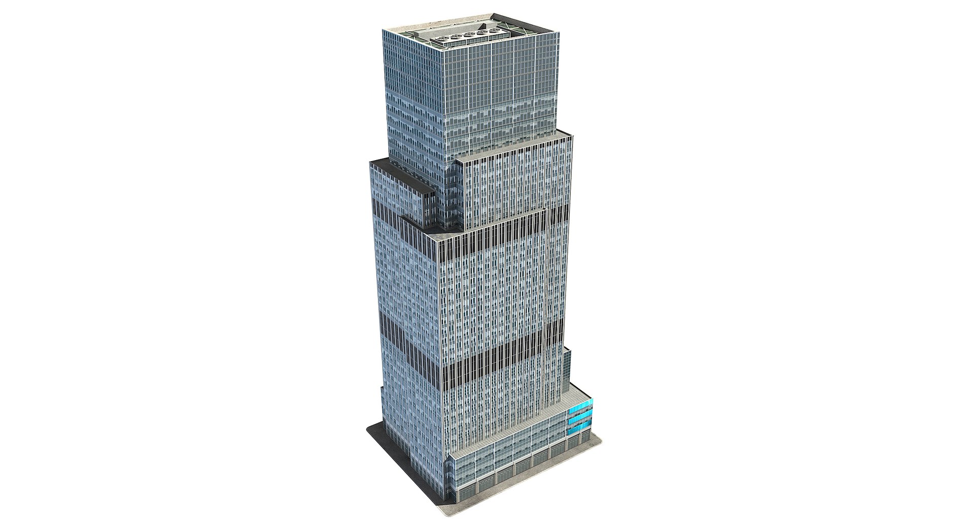 Lehman Building Times Square Low Poly 3D model - TurboSquid 2179270