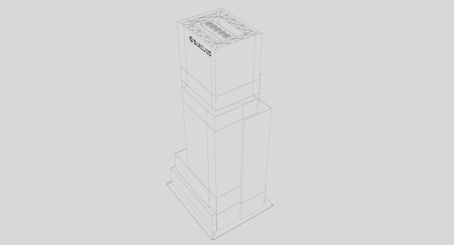 Lehman Building Times Square Low Poly 3D model - TurboSquid 2179270