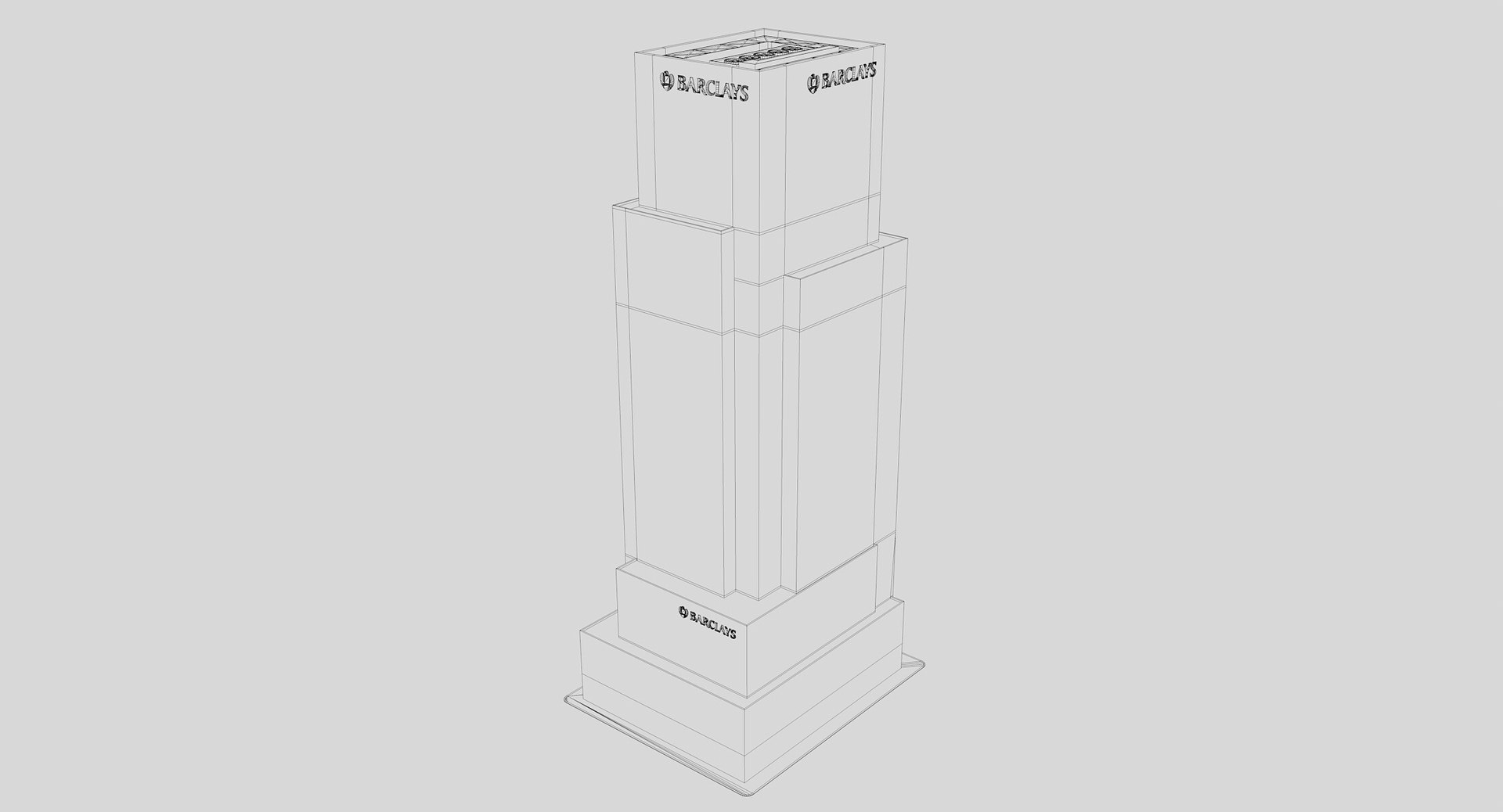 Lehman Building Times Square Low Poly 3D model - TurboSquid 2179270