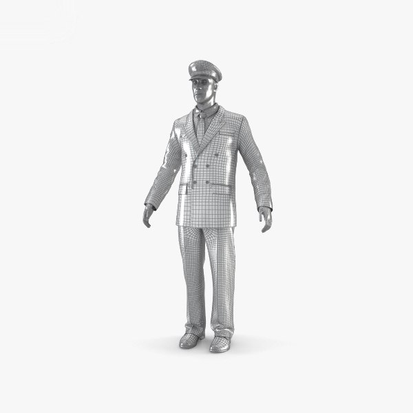 3D airline pilot model - TurboSquid 1477092