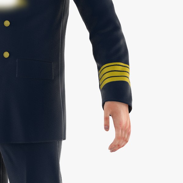 3D airline pilot model - TurboSquid 1477092