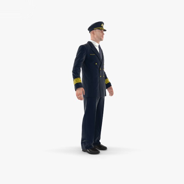 3D airline pilot model - TurboSquid 1477092