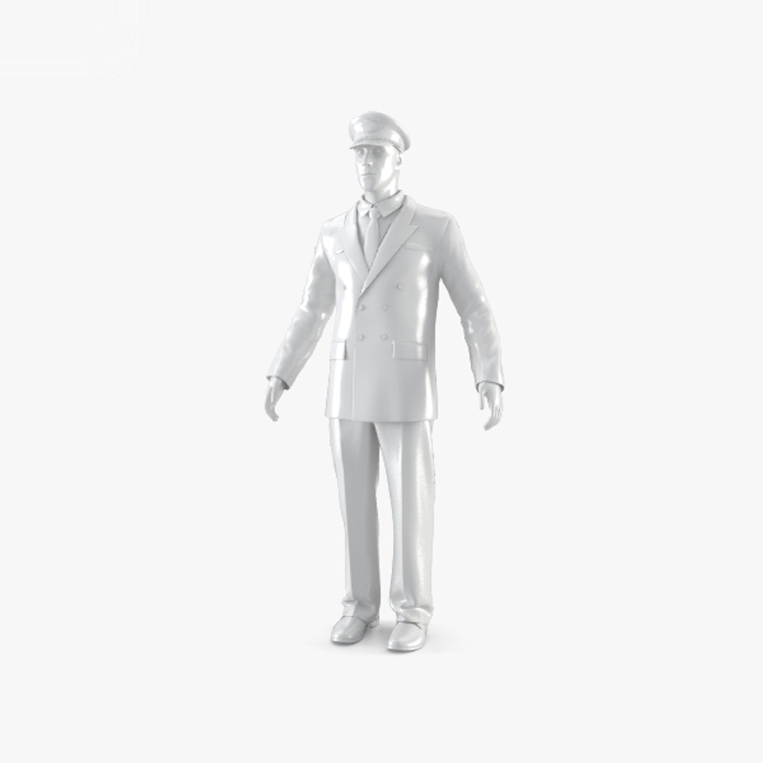 3D airline pilot model - TurboSquid 1477092