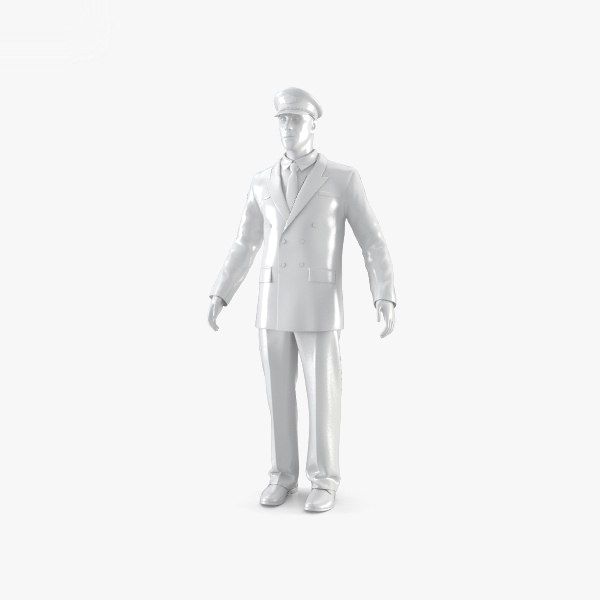 3D airline pilot model - TurboSquid 1477092