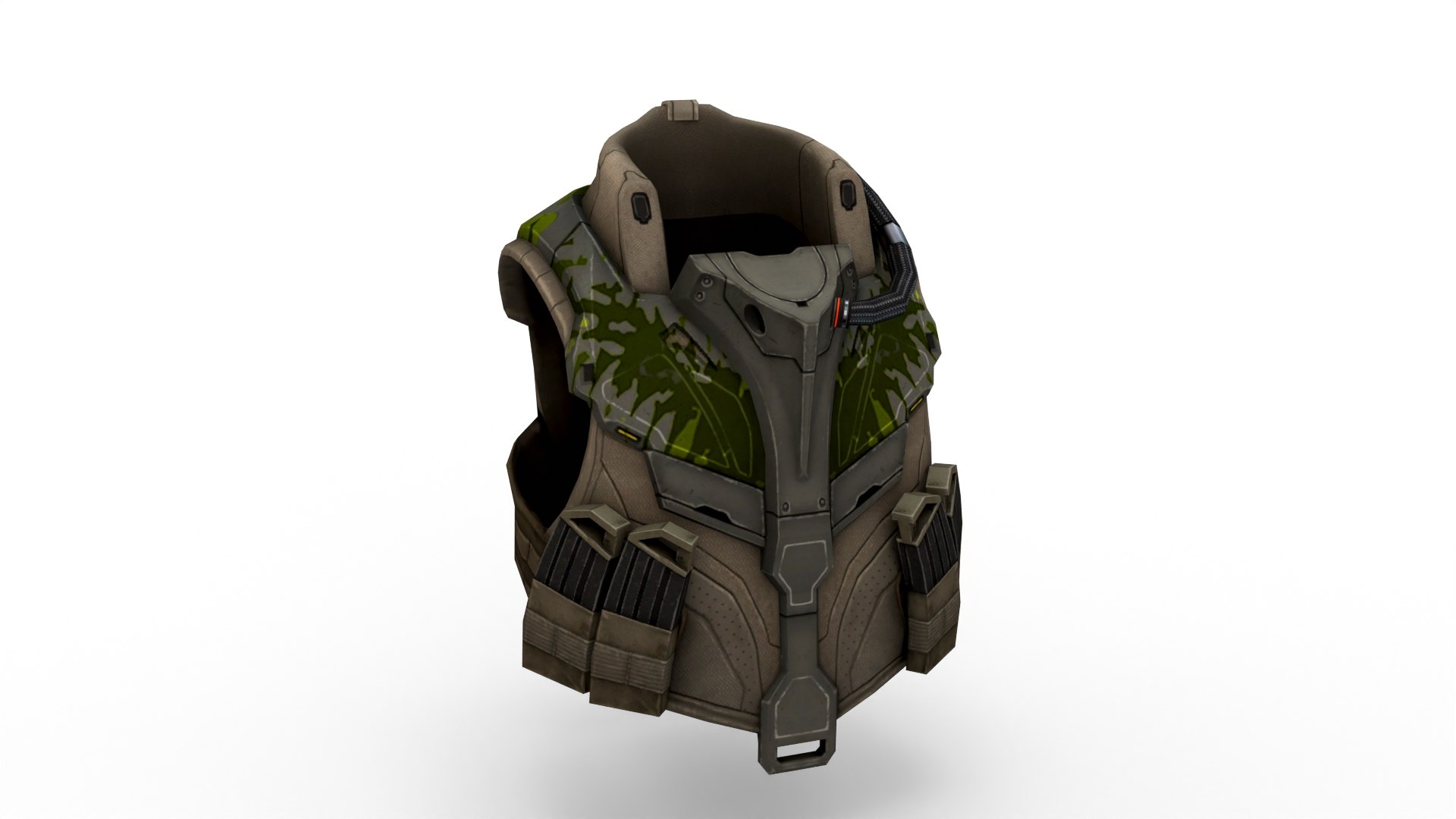 Combat Vest 3D Model Model - TurboSquid 2217562