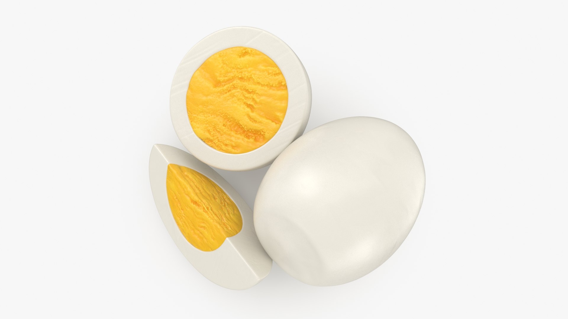 3D Hard Boiled Eggs 04 - TurboSquid 2173353