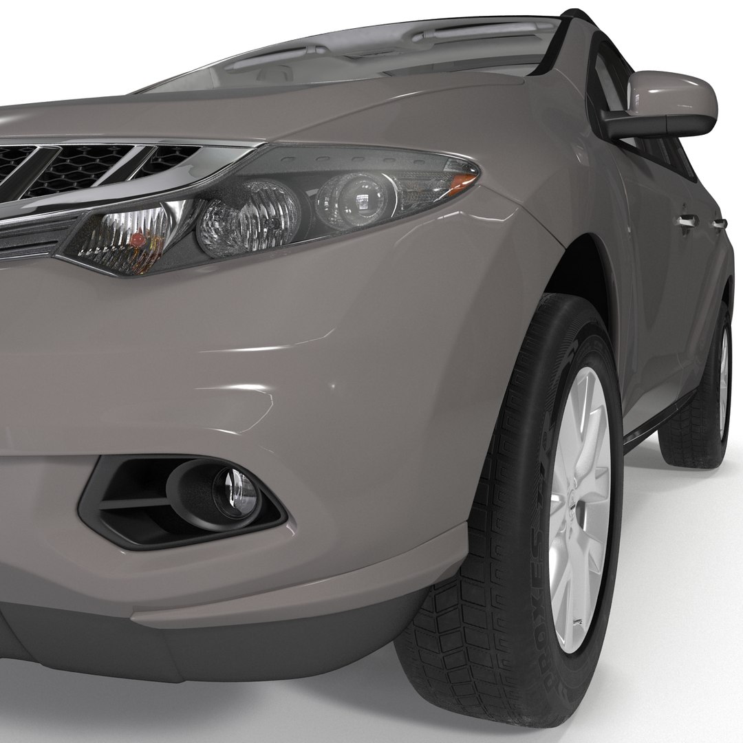 nissan murano 2014 3d model
