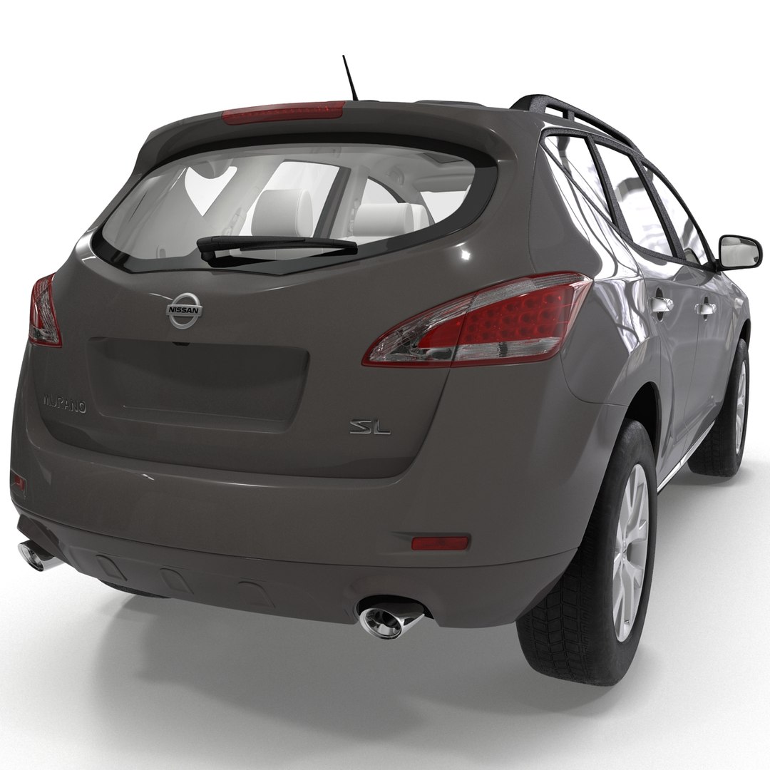nissan murano 2014 3d model