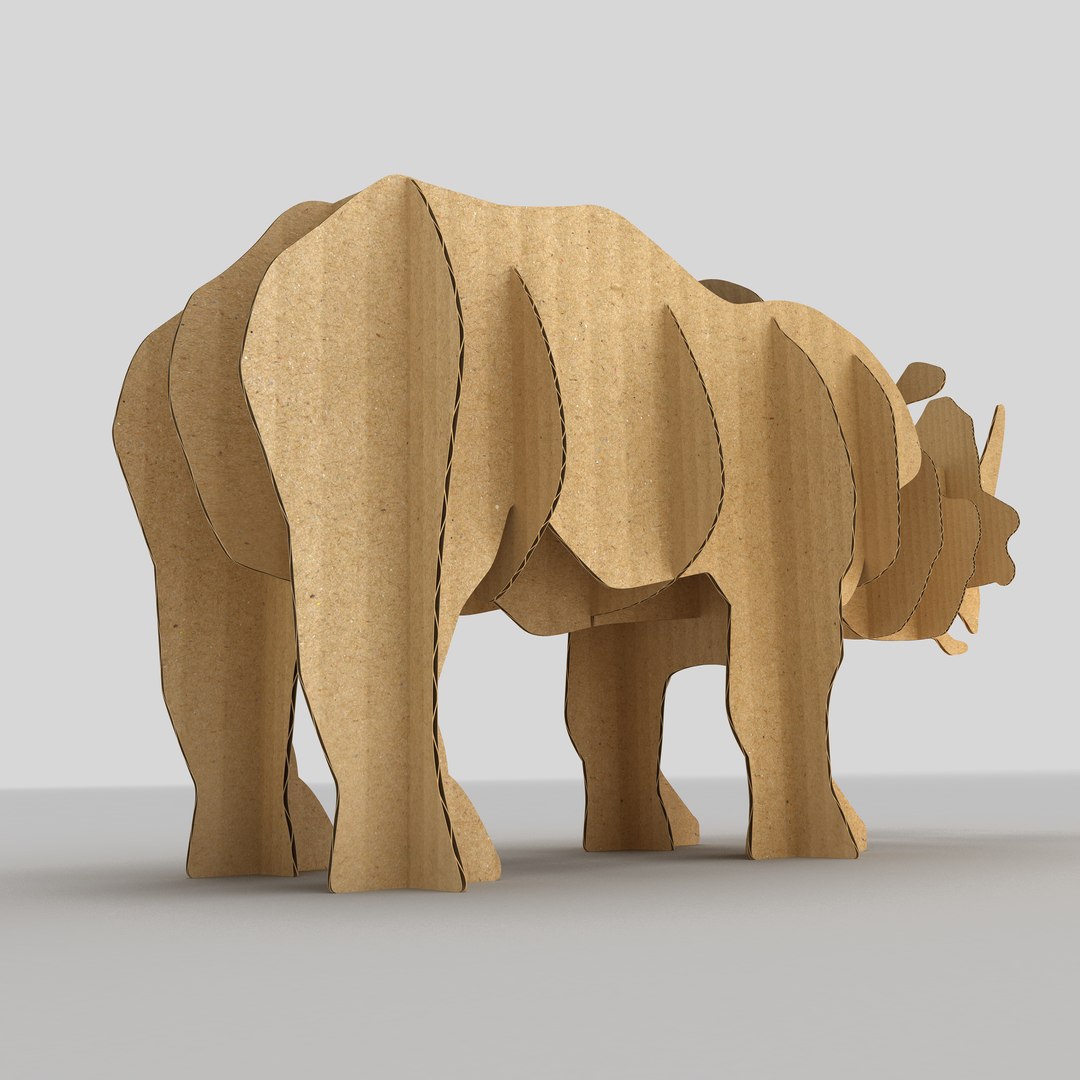 Rhino Cardboard 3d X